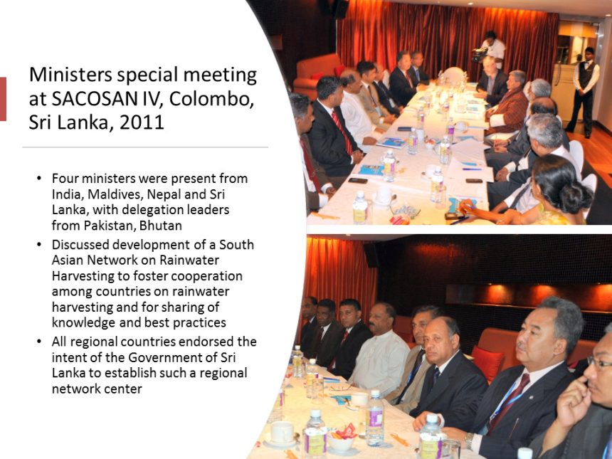 South Asia Rainwater Network (SARNET) - Lanka Rain Water Harvesting Forum
